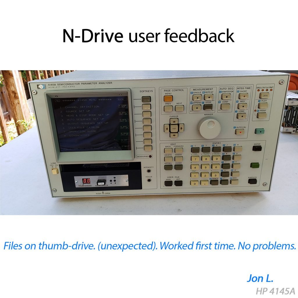 N-Drive Industrial 5.25″ Emulator for HP 4145A (5.25″ drive) | USB ...
