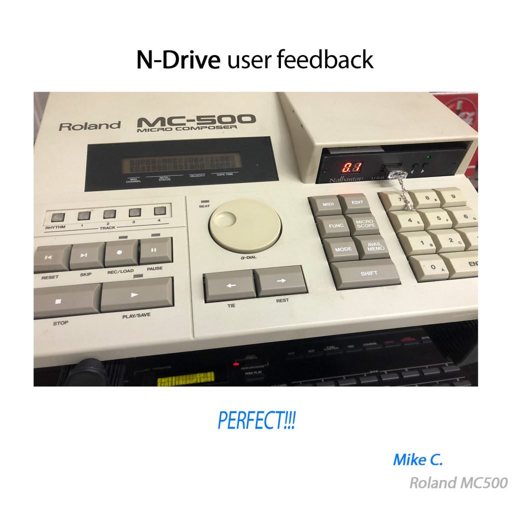 N-Drive 100 emulator for Roland | USB floppy emulator Nalbantov
