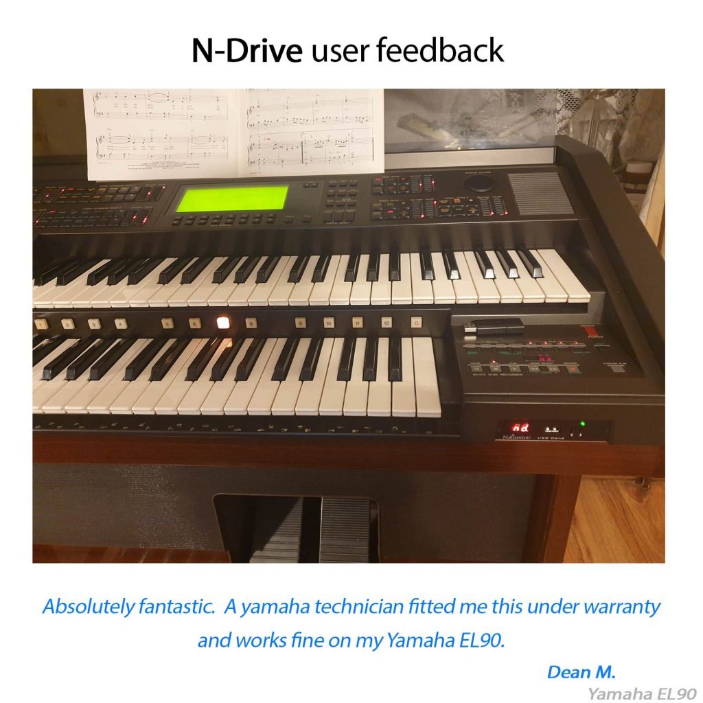 N-Drive 100 emulator for Yamaha Electone Organ AR and EL | USB floppy ...